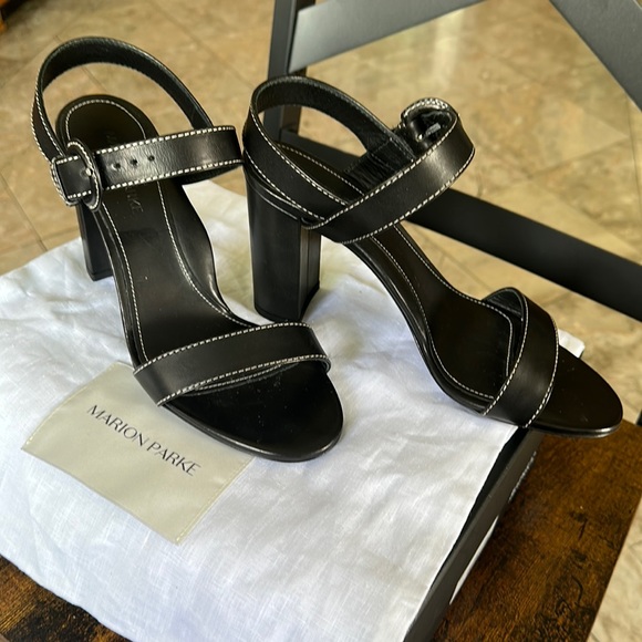 Marion Parke | Shoes | Marion Parke Lang Block Heel Sandals 395 | Poshmark